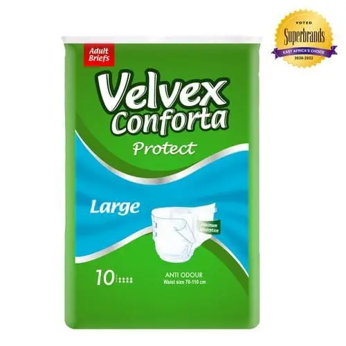 Velvex Conforta Adult Diapers Large 10Pcs Kenya
